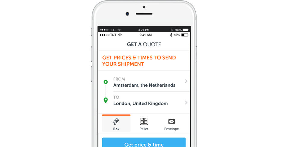 TNT Mobile app for Android and iOS | TNT